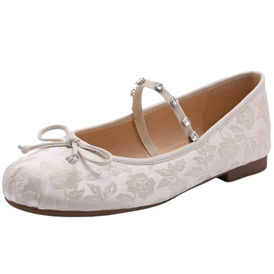 百丽新中式玛丽珍鞋女20