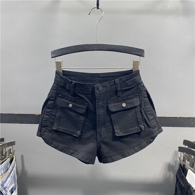 american style denim pants wide leg jeans trousers牛仔短裤