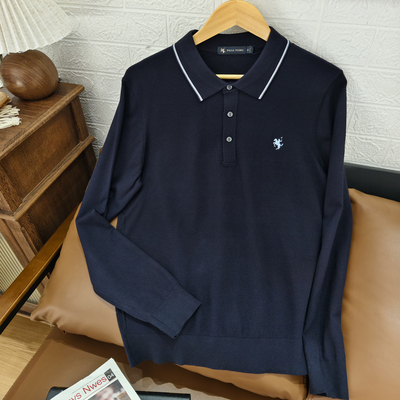 保罗彼得专柜正品2025年男士秋季针织衫舒适简约百搭MMECZ00570