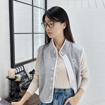 女士立领马甲外穿休闲洋气背心