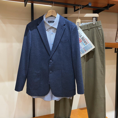 保罗彼得男士休闲西服外套时尚