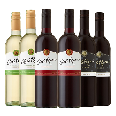 加州乐事柔顺红组合整箱6瓶