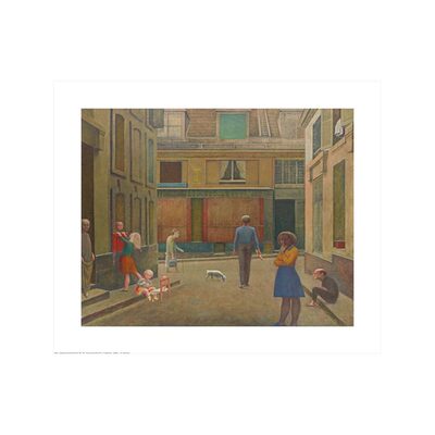 巴尔蒂斯Balthus城市街道装饰画