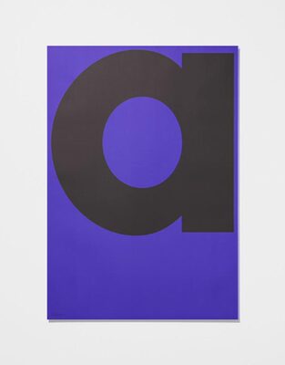 现代简约丹麦海报蓝色装饰画