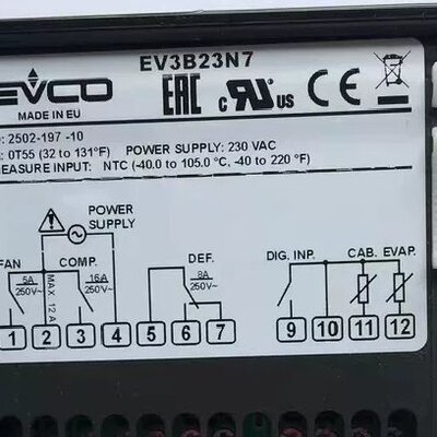EVCO意大利温控器 EV3X21N7 EV3B23N7 E