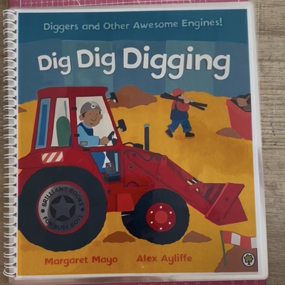 Dig DigDigging小达人小蝌蚪铺码自制点读书手工益智英语启蒙教具