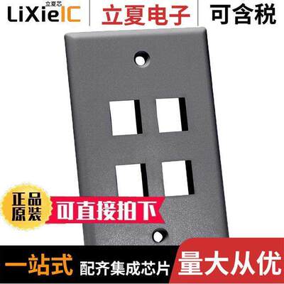 NFP-1040连接器 〔KEYSTONE WALL PLATE SINGLEGANG 〕
