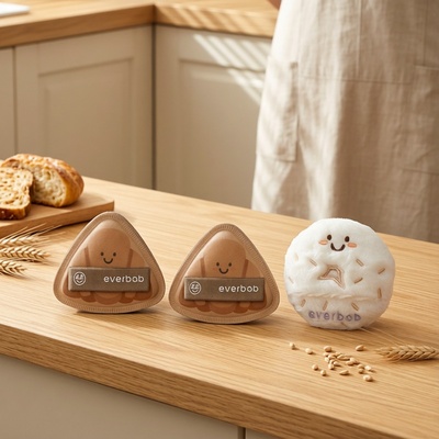 艾蓓拉可颂气垫粉扑不吃粉超薄