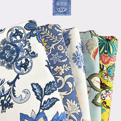 2.4米宽幅民族风棉帆布粗布布料