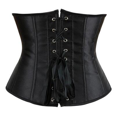 Corset Mujer Satin Underbust Korset Gothic Korsett For Women