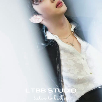LTBB 马爹同款s925纯银锆石蝴蝶项链MaxkyBas马爹胖胖锁骨链