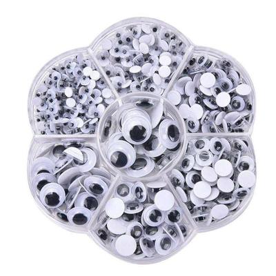 700pcs Round SelfAdhesive Wiggly Google Eyes Plastic Cartoo