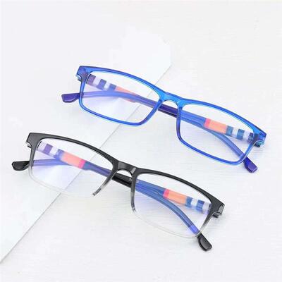 New Anti-Blue Light Reading Glasses for Women MenStriped PC