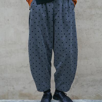 远家摇粒绒内胆二合一哈伦裤