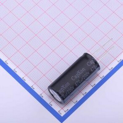 KM471M200K410A 直插铝电解电容 470uF ±20% 200V 插件,D18xL41m