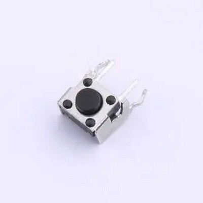 YTS1R0091CBT00 6*6*5mm 卧插 轻触开关 弯插,6x6mm 轻触开关