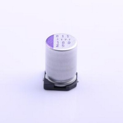 25SVPF180M 固态电容 180uF ±20% 25V SMD,D8xL11.9mm