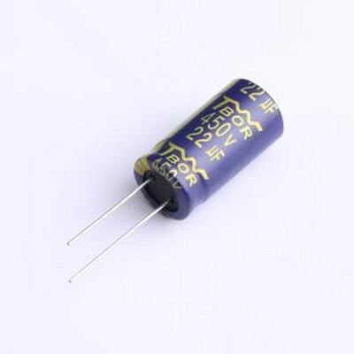 CX220MPC25BP 直插铝电解电容 22uF 450V 插件,D13xL25mm