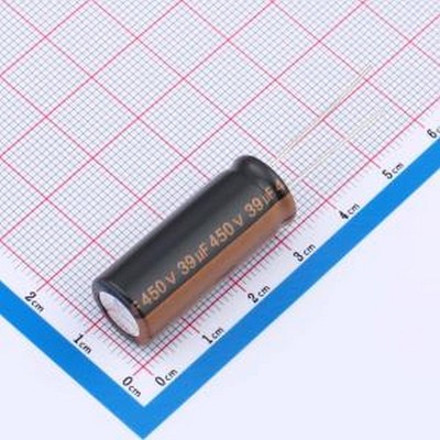 RLD390M2WBKF1330 直插铝电解电容 39uF ±20% 450V 插件,D12.5xL