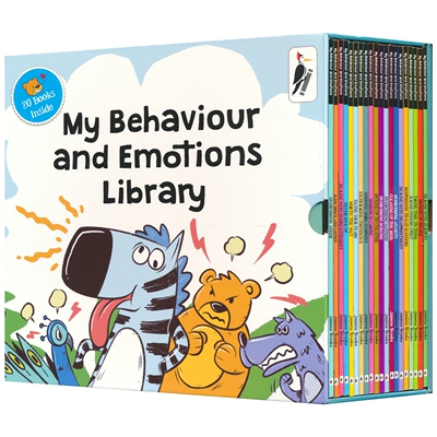 【自营】My Behaviour Counts Library 20 Books 我的行为与情绪图书馆20册盒装 儿童行为和情感 逆商情商培养 早教启蒙  英文原版