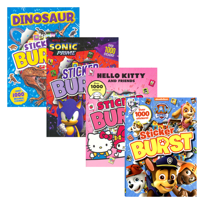 儿童益智活动贴纸书英文原版