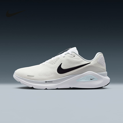 NIKE耐克男鞋秋STRUCTURE 26运动鞋稳程公路专业跑步鞋HJ1102-100