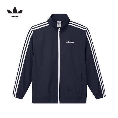 adidas阿迪达斯三叶草男女装梭织防风FIREBIRD立领夹克外套IY1631
