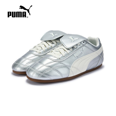 Puma彪马TACKLE男女情侣新款银色翻舌复古运动薄底鞋 409116-01