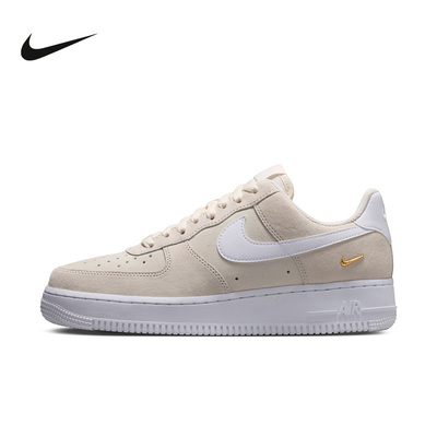 Nike耐克女鞋AIR FORCE 1空军一号翻毛皮金钩复古板鞋IQ9964-100