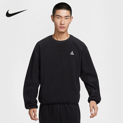 NIKE耐克男ACG新款户外运动休闲圆领套头衫摇粒绒卫衣 HV1118-010