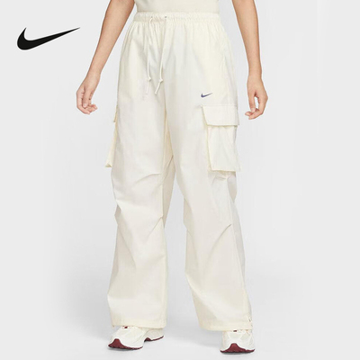 Nike耐克女裤2025秋新款多口袋工装裤宽松透气运动长裤II0445-047