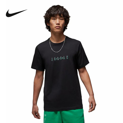 NIKE耐克夏季男子T恤JORDAN运动训练休闲圆领短袖T恤DX9580-010