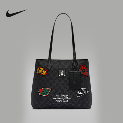 Jordan耐克2026新款时尚数字图案街头风男女同款单肩包IQ3692-010