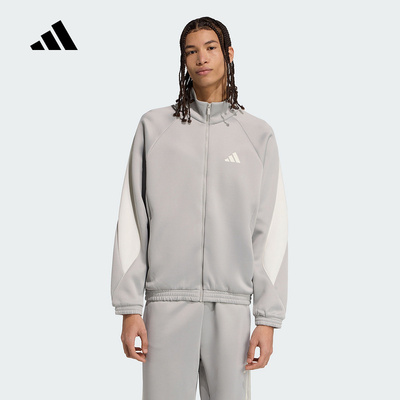 adidas阿迪达斯健身外套2025秋男STADIUM TRACKTOP针织夹克JX5615