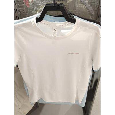 安踏零压速干T恤C10速干之王跑步运动短袖女士马拉松t恤162625107