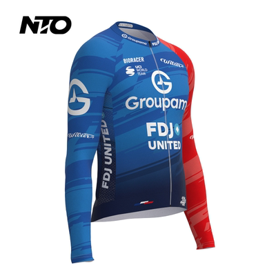 环法安盟车队版长袖速干骑行服