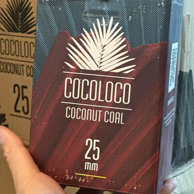俄罗斯椰壳炭cocoloco25mm椰子炭