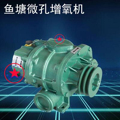 新款包邮罗茨风机ZLE--50WA/65WA 鱼塘微孔增氧机 水产养包邮