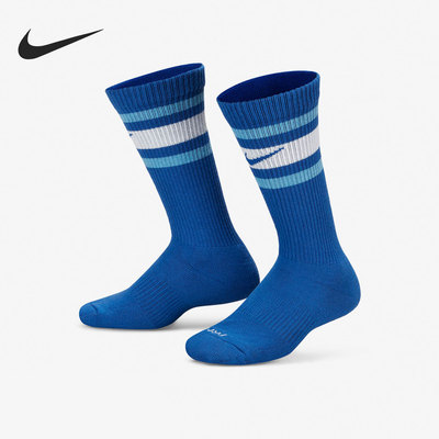 Nike/耐克正品PLUS CUSHIONED CREW儿童袜三双装DH3415-903