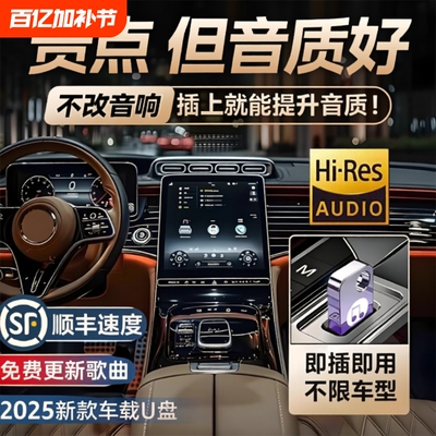 车载u盘歌曲2025新款无损音源高品质汽车网红dj柏林之声音响优盘