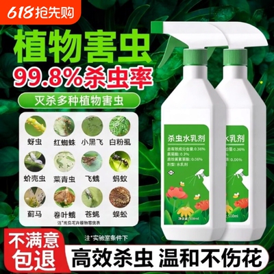 小黑飞杀虫剂家用花盆花土壤