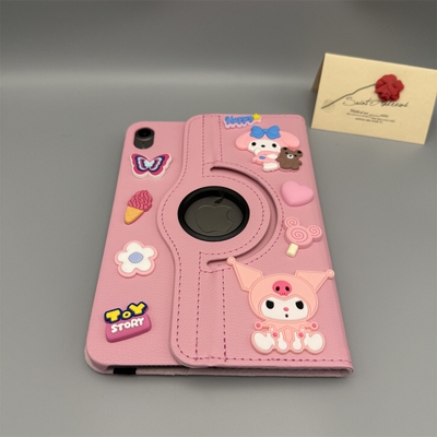 小米平板旋转防摔保护壳皮套可爱