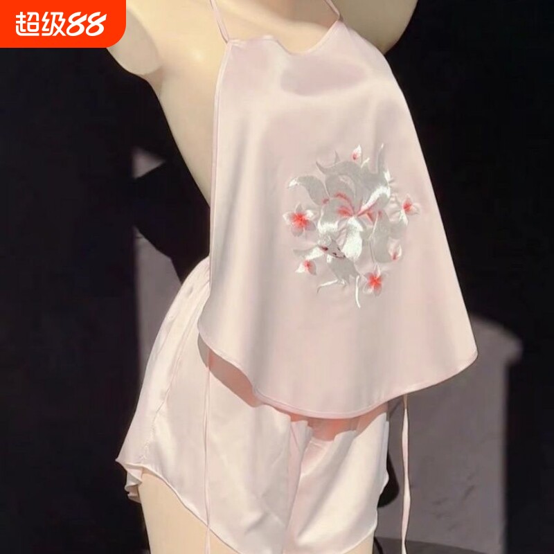 苏绣国风刺绣绣花女成人肚兜复古刺绣中国风内衣女士吊带内搭套装