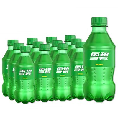 批发囤货可口可乐雪碧300ml柠檬味汽水碳酸饮料迷你瓶便携装瓶装