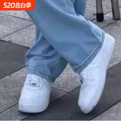 马年现货AF经典1复古07男女小白鞋气垫透气情侣休闲板鞋潮流黑白