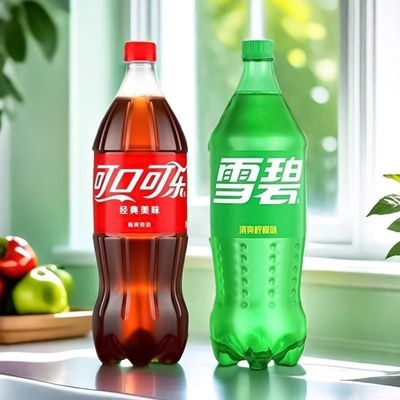 可口可乐雪碧1.25L*2大瓶装整箱批发特价网红汽水碳酸饮料家庭装