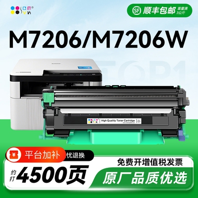 适用联想M7206硒鼓lt201打印机墨盒 联想7206w粉盒墨粉碳粉盒 Lenovo联想M7206w硒鼓 LT201鼓架晒鼓CMYK