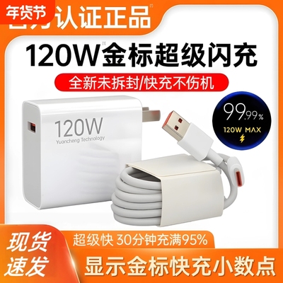 【官方正品】120W快充充电器
