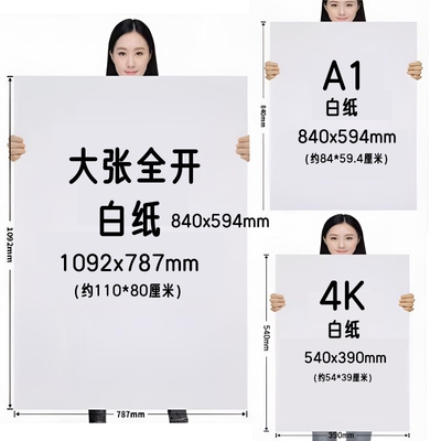 超大大号绘画纸白色|千人加购