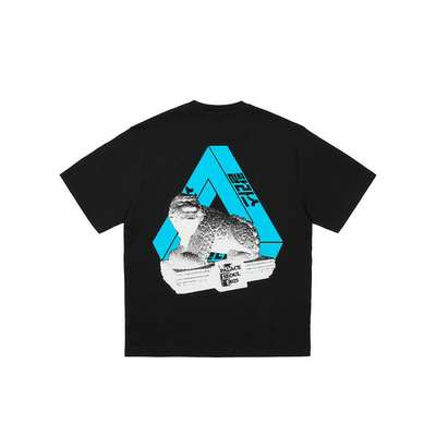 PALACE 25SS首尔限定经典三角印花短袖全棉宽松男女同款半袖潮tee